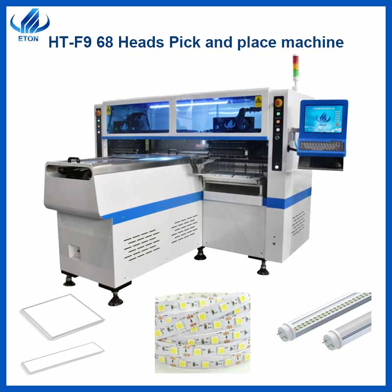 LED tube 68 Heads SMT Pick and place machine