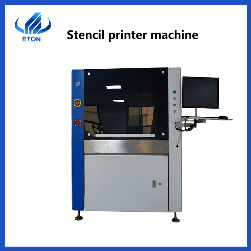 Automatic solder paste stencil printer machine