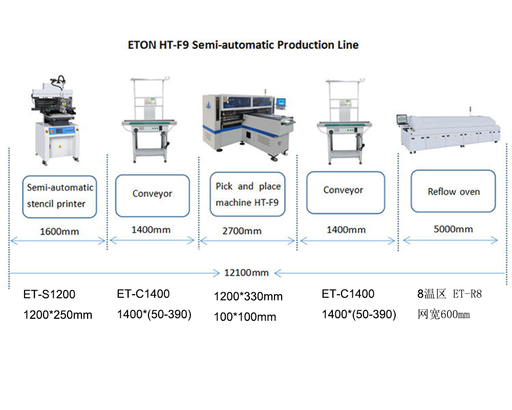 SMT Machine With 68 Heads High Speed mount tube strip