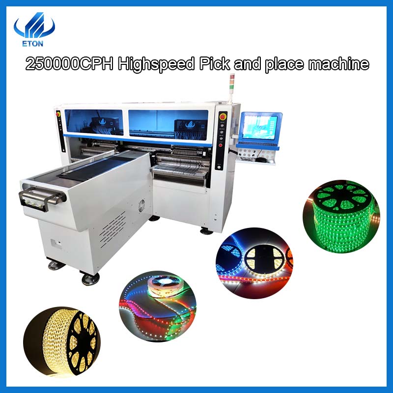 250000CPH SMT mounter for any length of flexible strip