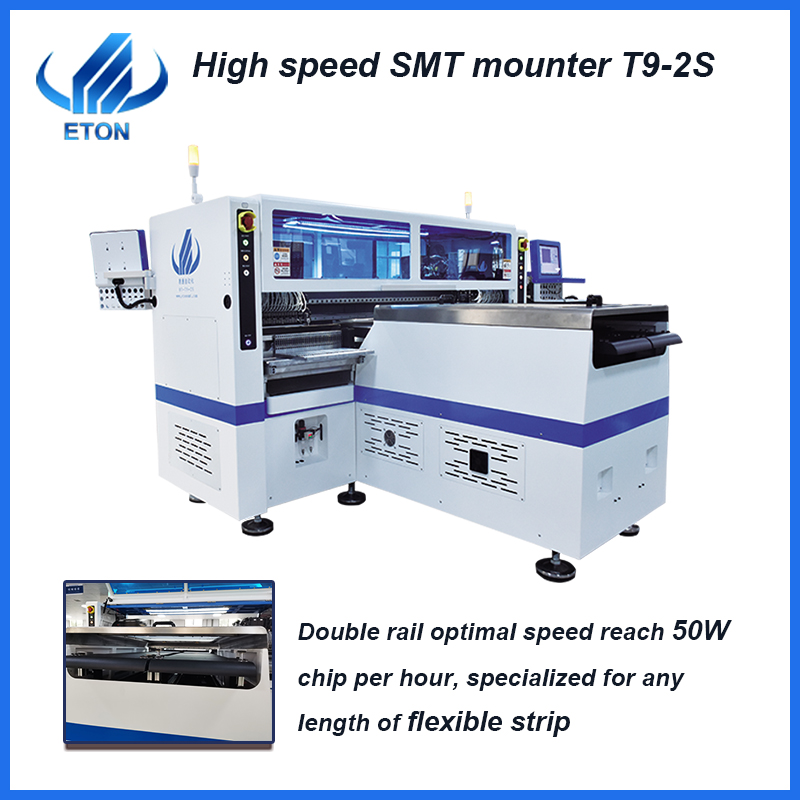 SMT pick and place machine with LED panel lights