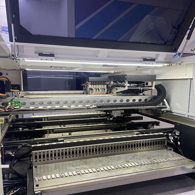 Pneumatic PCB clamping smt machine