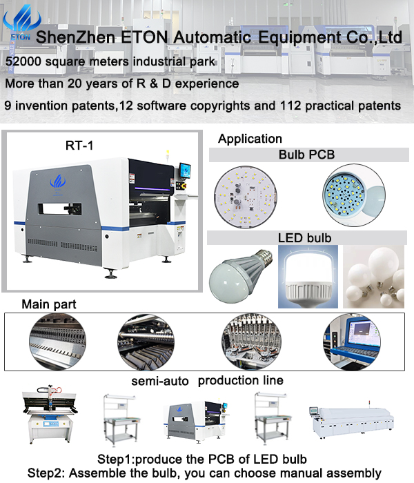 SMT multi-functional mounter for LED lights with 40000 capacity