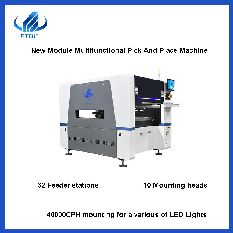 Double module 20 heads SMT mounter machine 80000 CPH