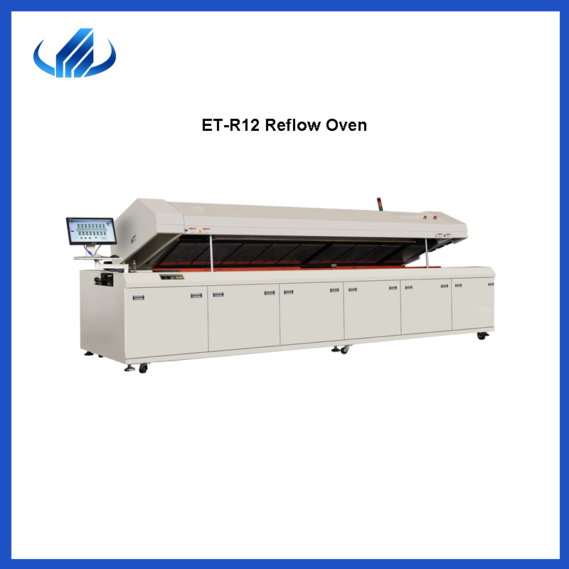 Top lead-free hot air lead-free reflow oven ET- R12